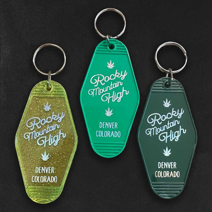 Custom Foil Embossed Motel Keychains | Alchemy – Alchemy Merch