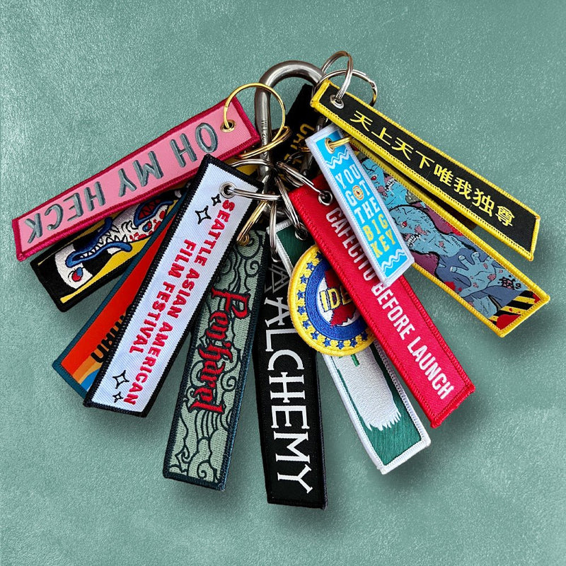 Custom Patch Keychains, Embroidered & Woven | Alchemy – Alchemy Merch